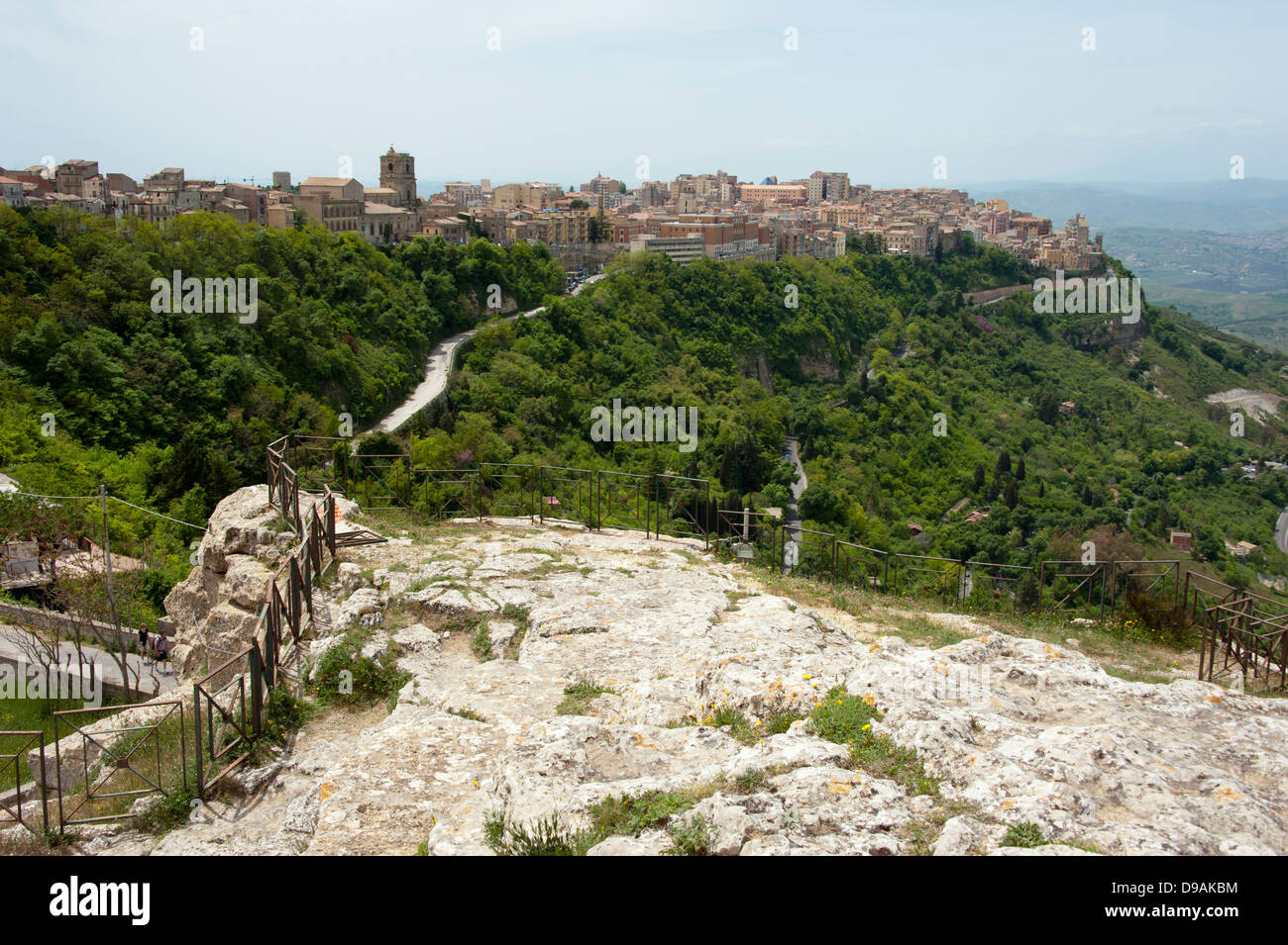Old town, Enna, Sicily, Italy , Altstadt, Enna, Sizilien, Italien Stock ...