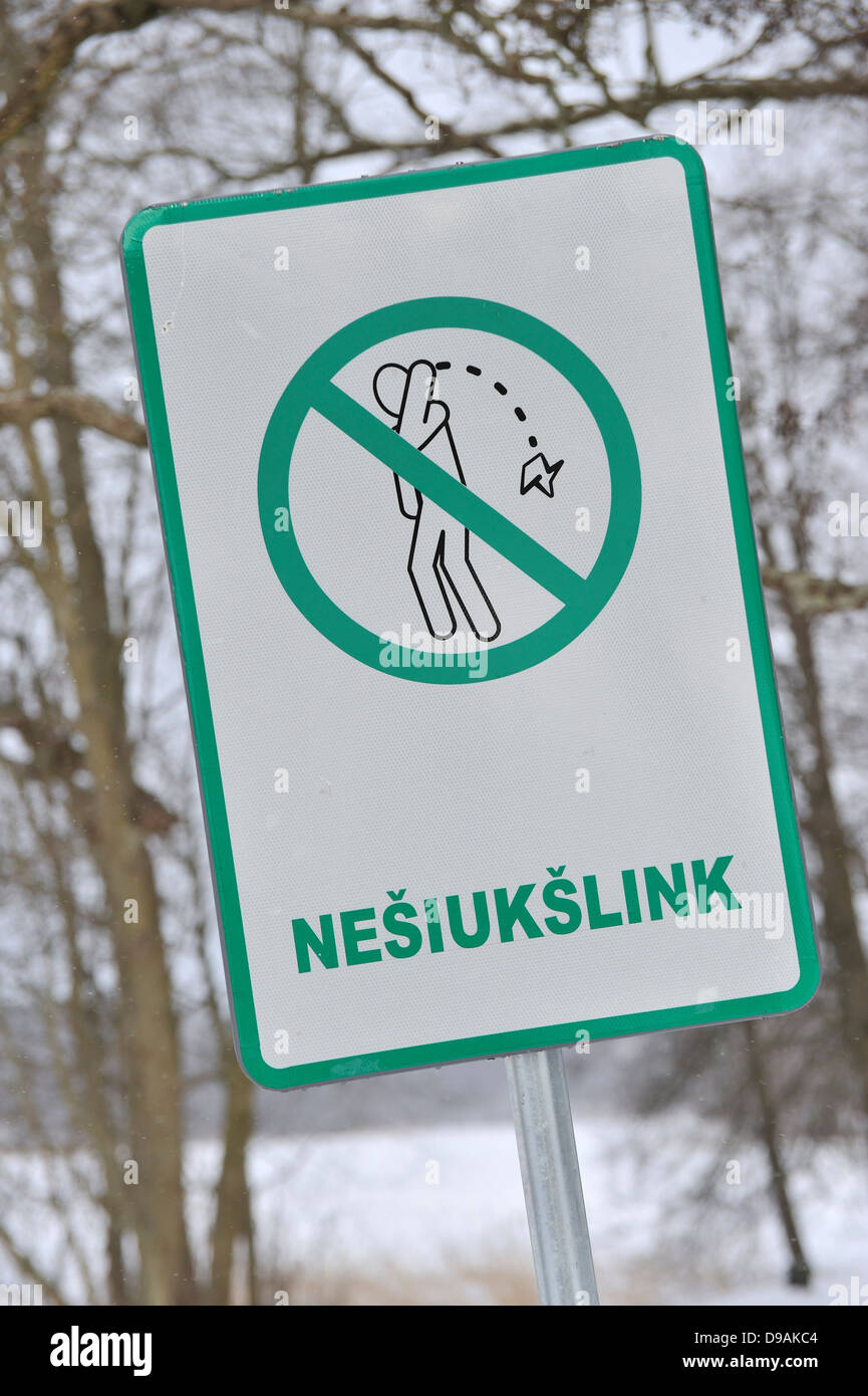 Keep clean sign hi-res stock photography and images - Alamy