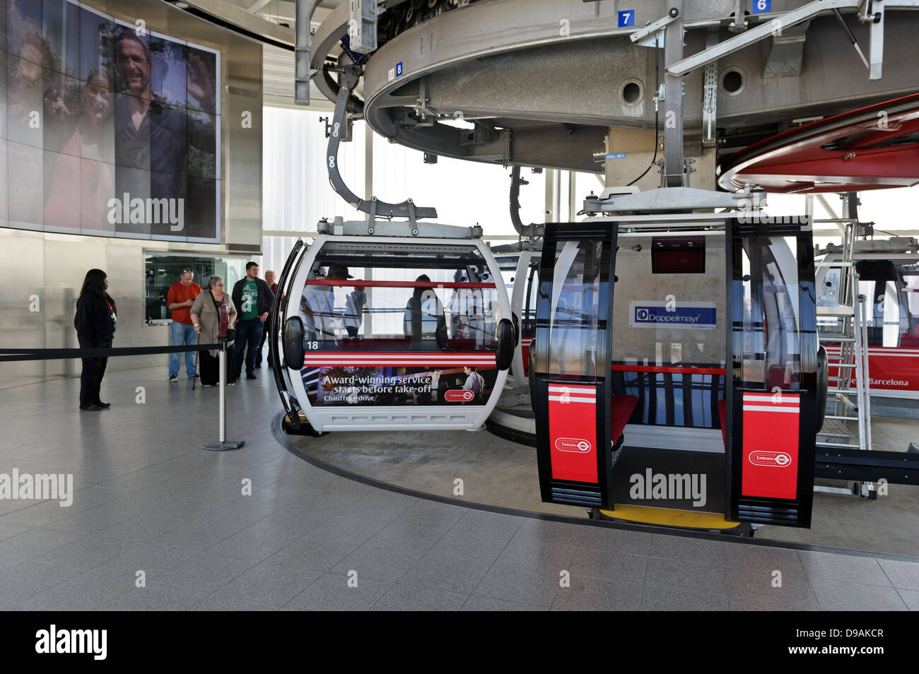 Emirates cable cars, London, England, United Kingdom Stock Photo - Alamy