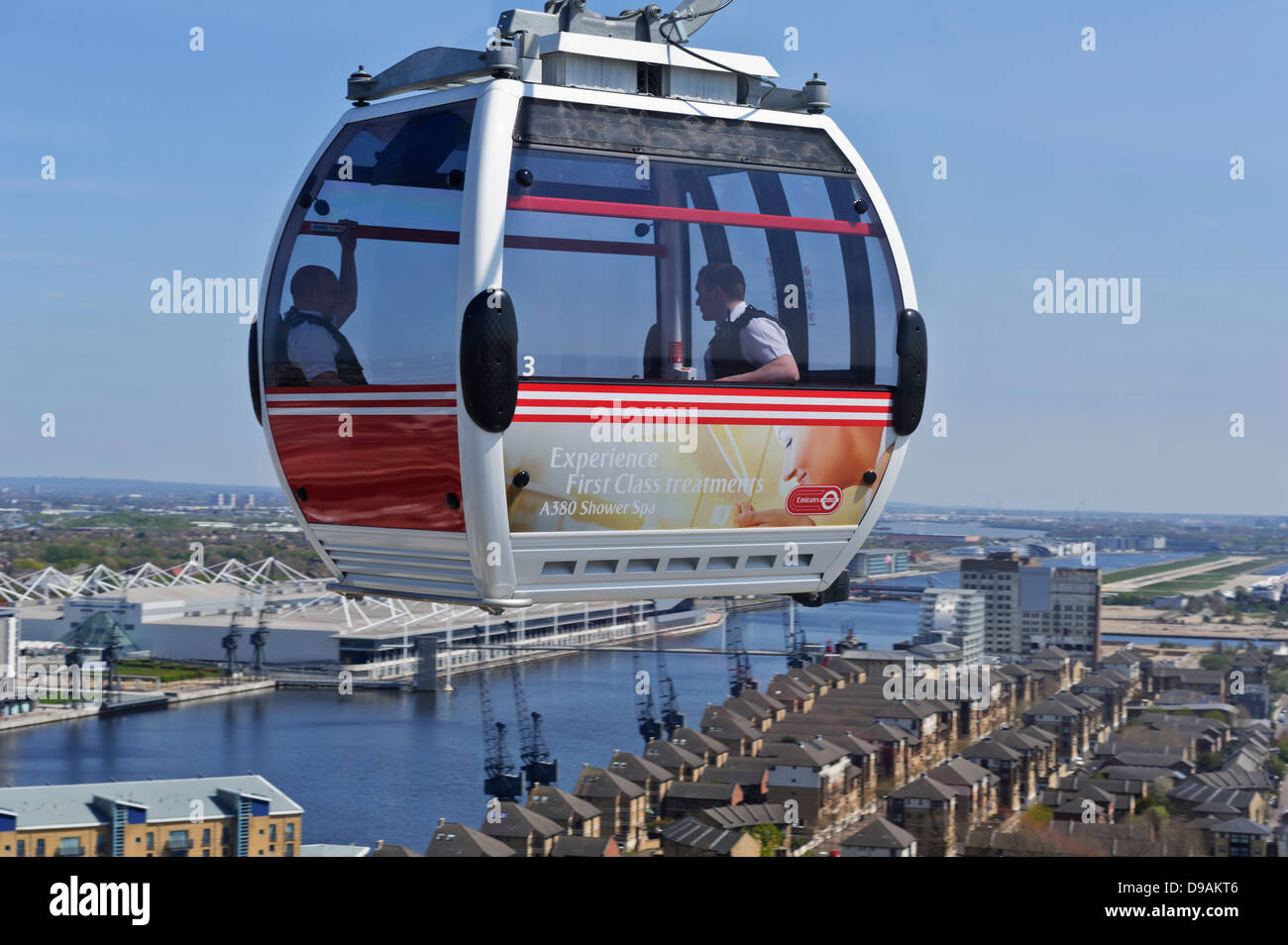 Emirates Cable Car, Greenwich, London, England, United Kingdom Stock ...
