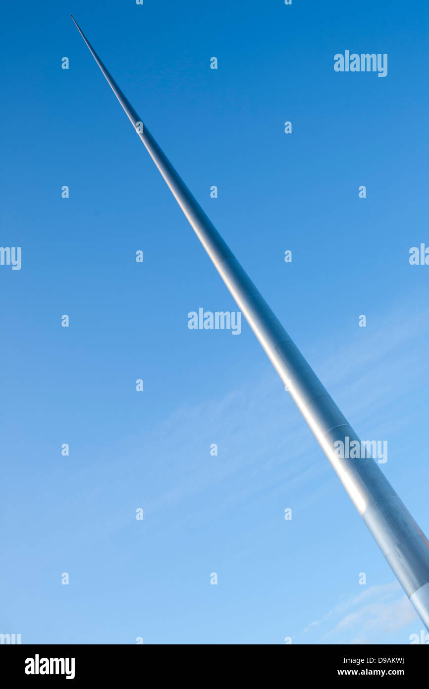 The spire of Dublin or "the monument of light, contemporary ...