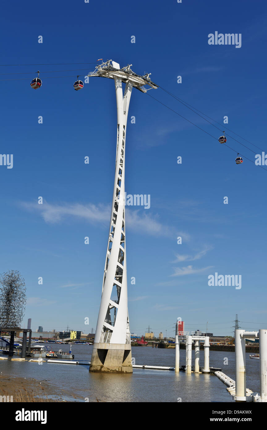 Greenwich Emirates Cable Cars, London, England, United Kingdom Stock ...