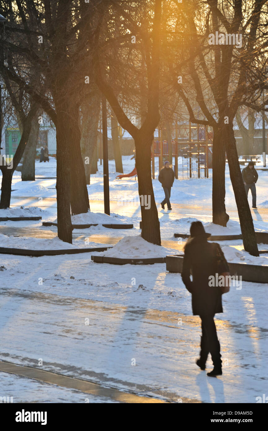 Street in Kaunas, Lithuania Stock Photo - Alamy