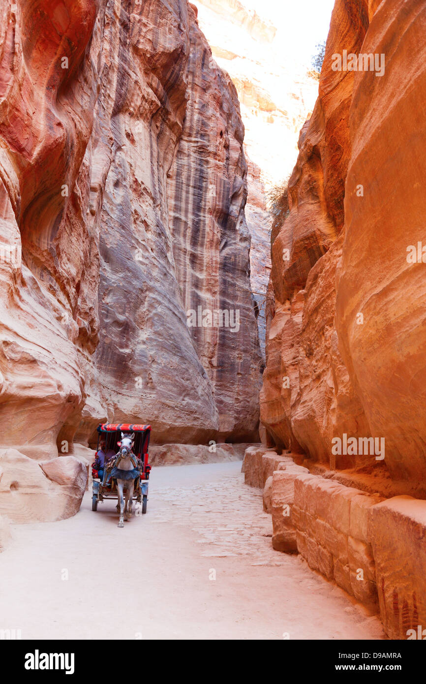 Al-Siq, Petra, Jordan Stock Photo - Alamy