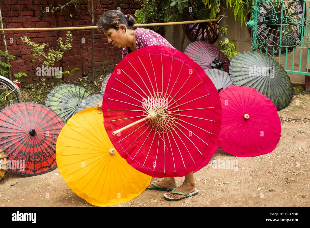 Pathein umbrella hi-res stock photography and images - Alamy