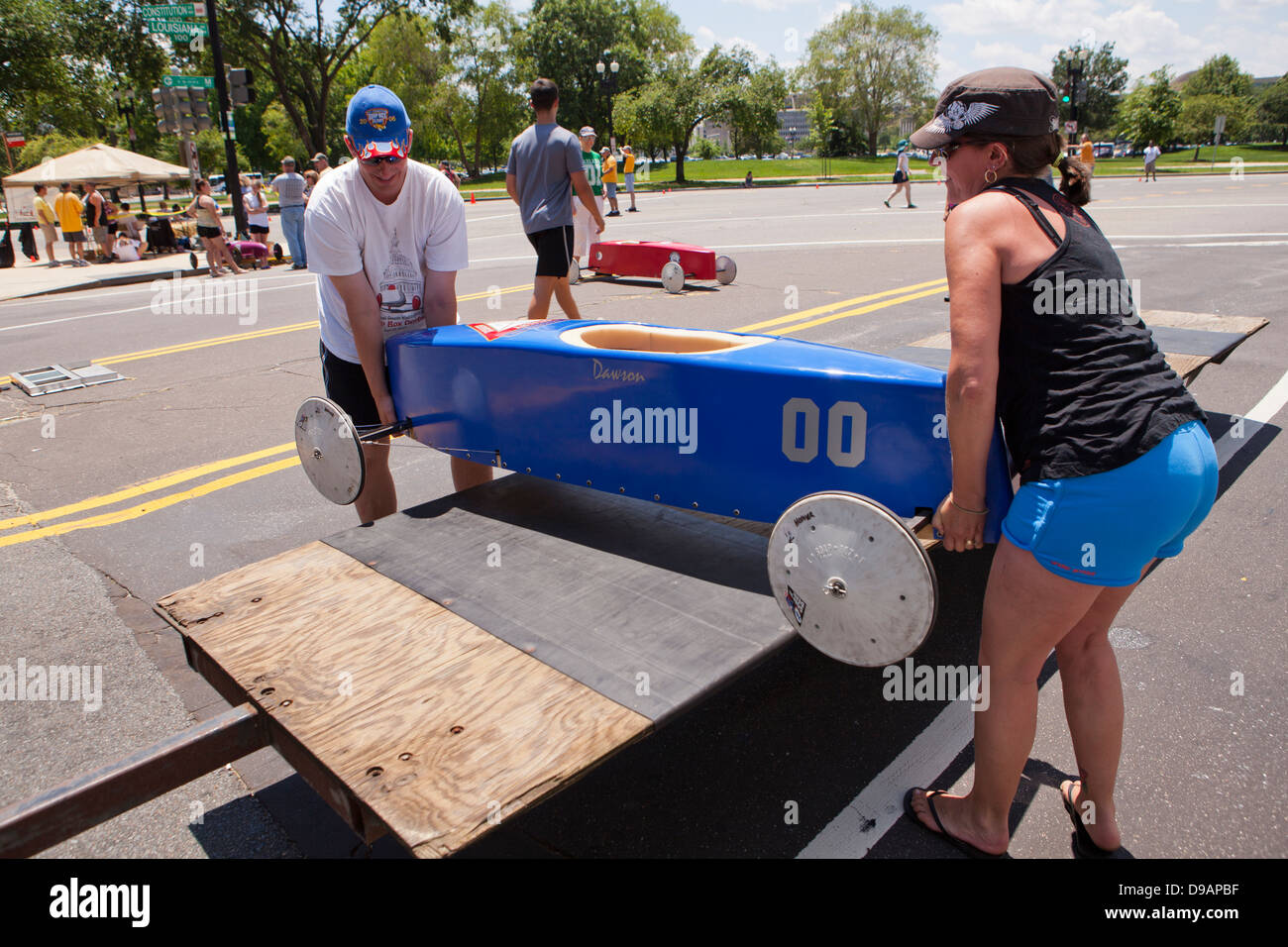 Washington DC Soap Box Derby cars Stock Photo - Alamy