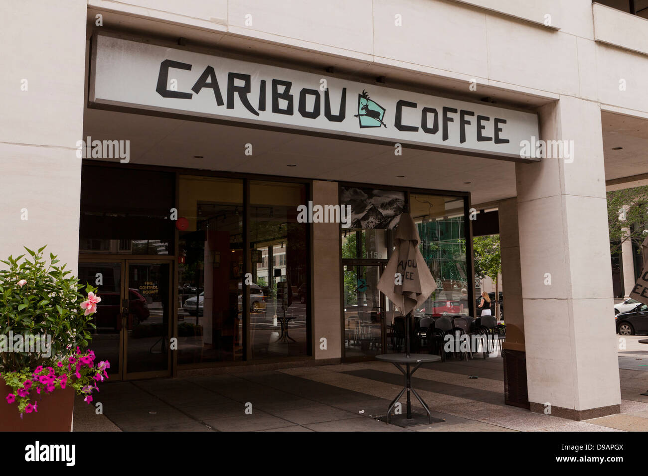 Caribou Coffee storefront Stock Photo - Alamy