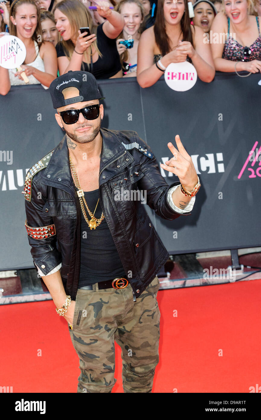 June 16, 2013 - Toronto, Ontario, Canada - Singer KARL WOLF arrives at ...