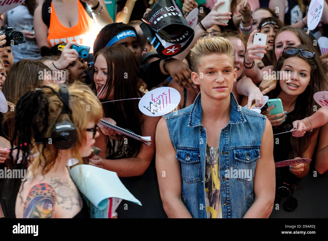 Toronto, Ontario, Canada. 16th June, 2013. Singer CODY SIMPSON arrives ...