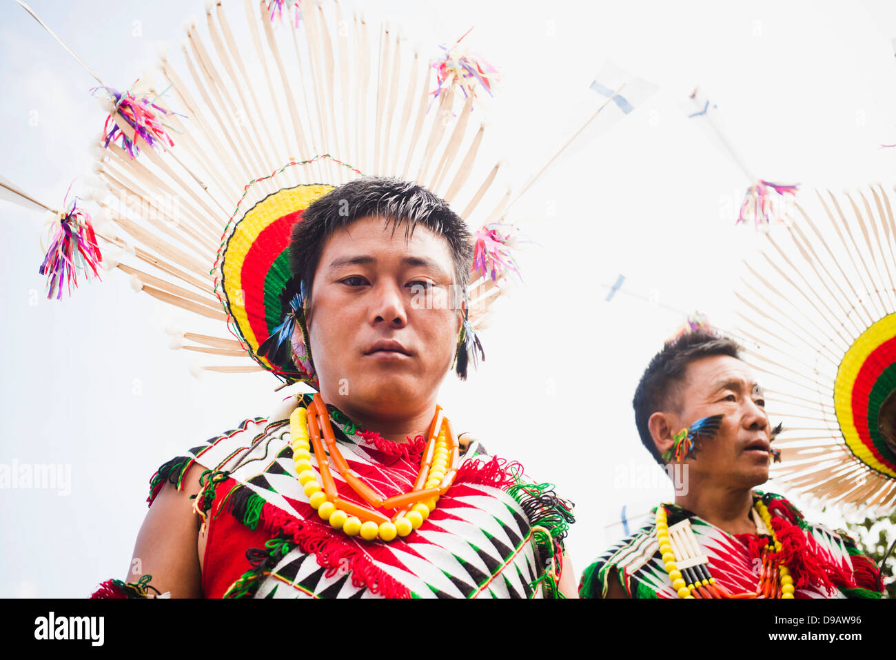 Angami naga tribe men at hornbill festival hi-res stock photography and images - Alamy