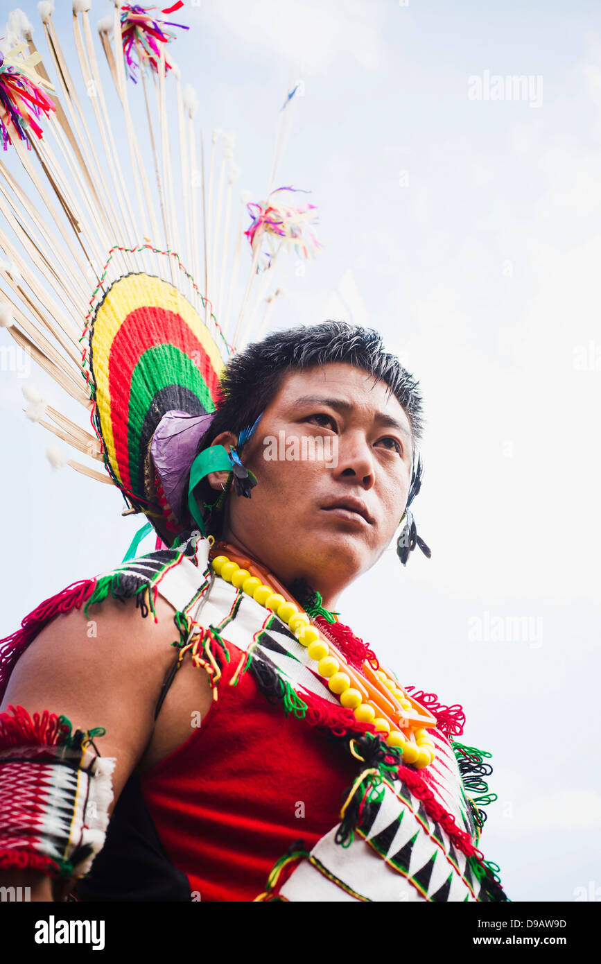 Angami Naga Tribe Man At Hornbill Festival High Resolution Stock Photography and Images - Alamy