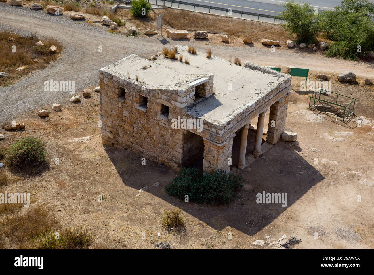An aerial photo of The Mazor Mausoleum Stock Photo - Alamy
