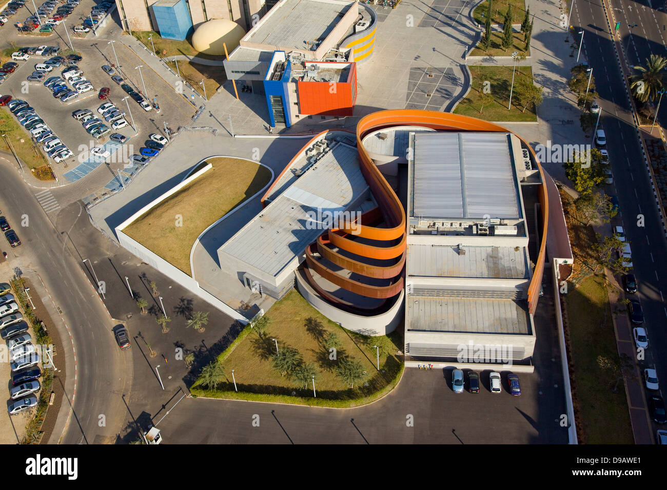 An aerial photo of the Design Museum in Holon Stock Photo - Alamy