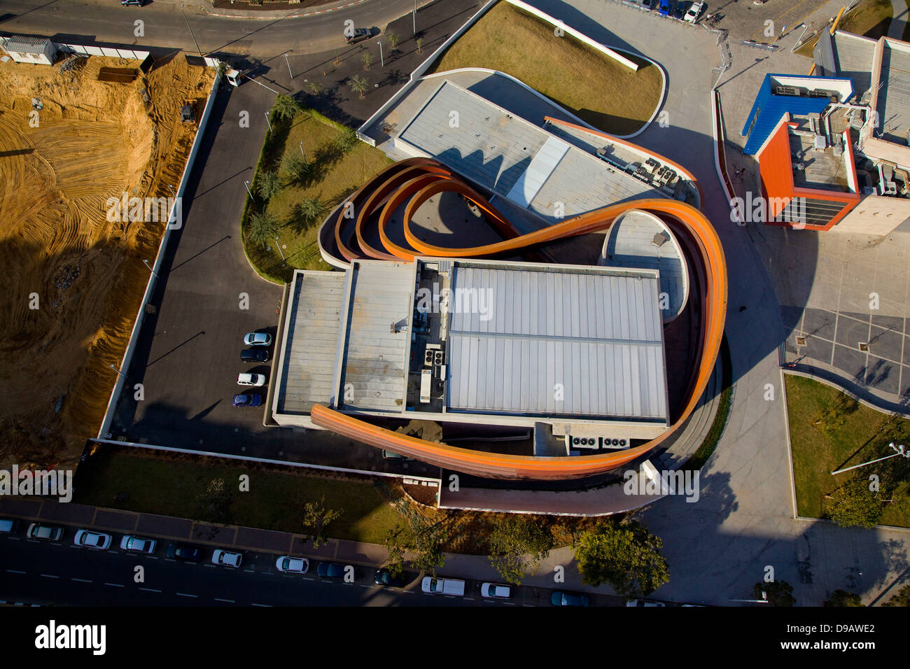 An aerial photo of the Design Museum in Holon Stock Photo - Alamy