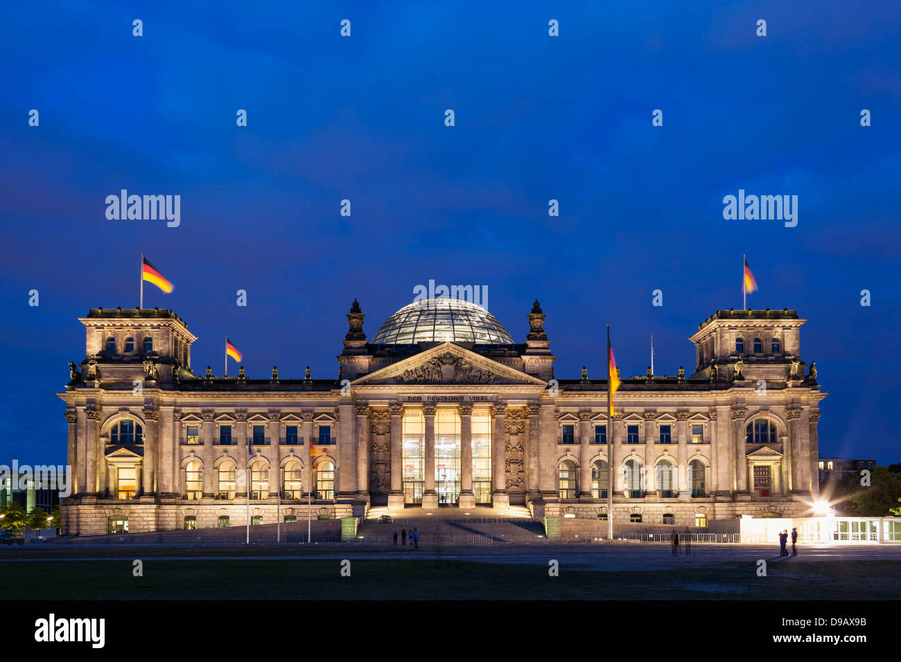 Germany, Berlin, Reichstag dome at night Stock Photo - Alamy
