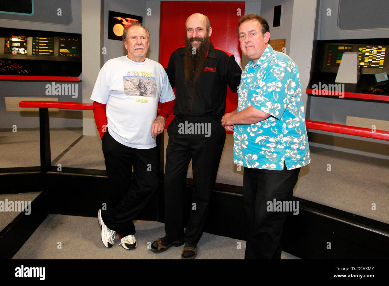 Bobby Clark, Martin Netter and Mark Allen Shepherd attend the Star Trek ...