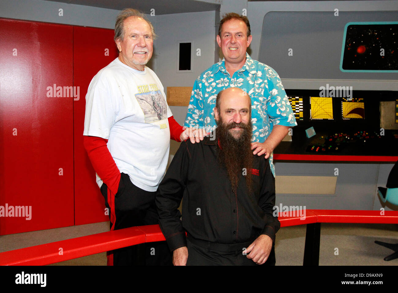 Bobby Clark, Martin Netter and Mark Allen Shepherd attend the Star Trek ...