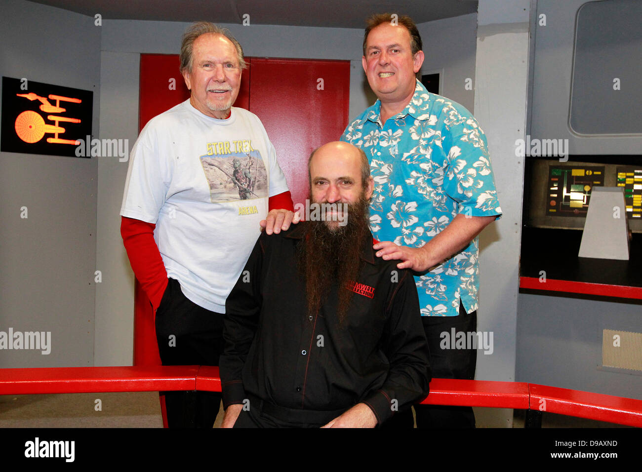 Bobby Clark, Martin Netter and Mark Allen Shepherd attend the Star Trek ...