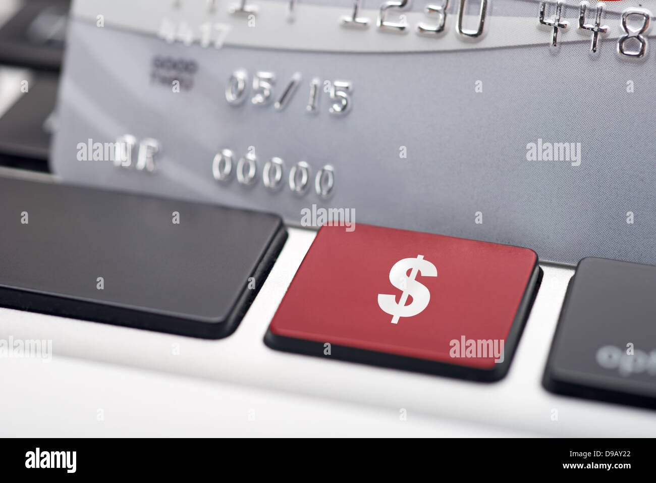 Dollar Sign On Computer Keyboard Close Up Stock Photo Alamy