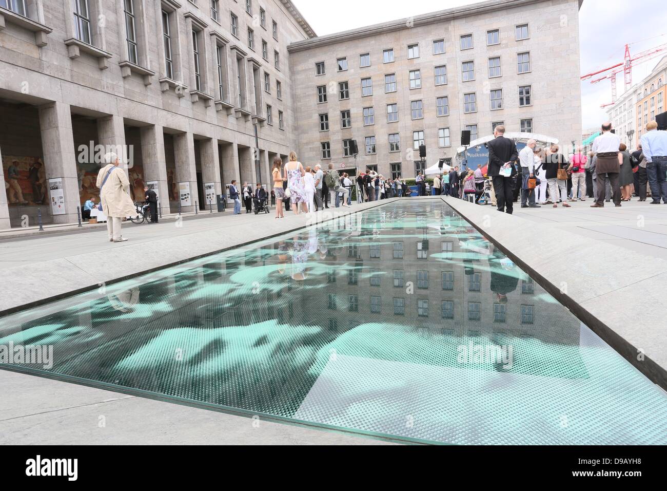 The Square of People's Uprising 1953, situated in front of the German ...