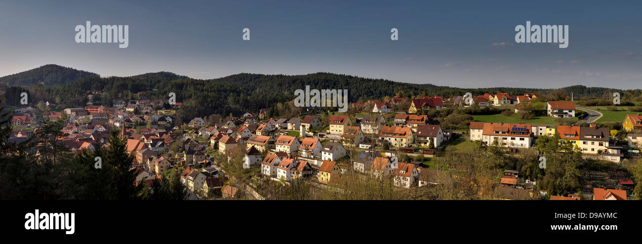 Germany, Bavaria, View of town at River Pegnitz Stock Photo - Alamy