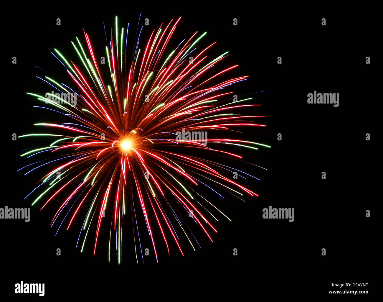 Germany, Fireworks exploding in sky Stock Photo - Alamy