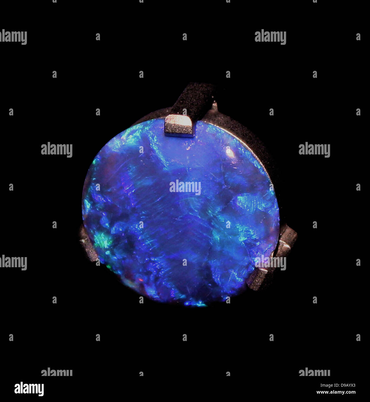 Opal. Today this is valued as a semi-precious stone but this, rainbow ...