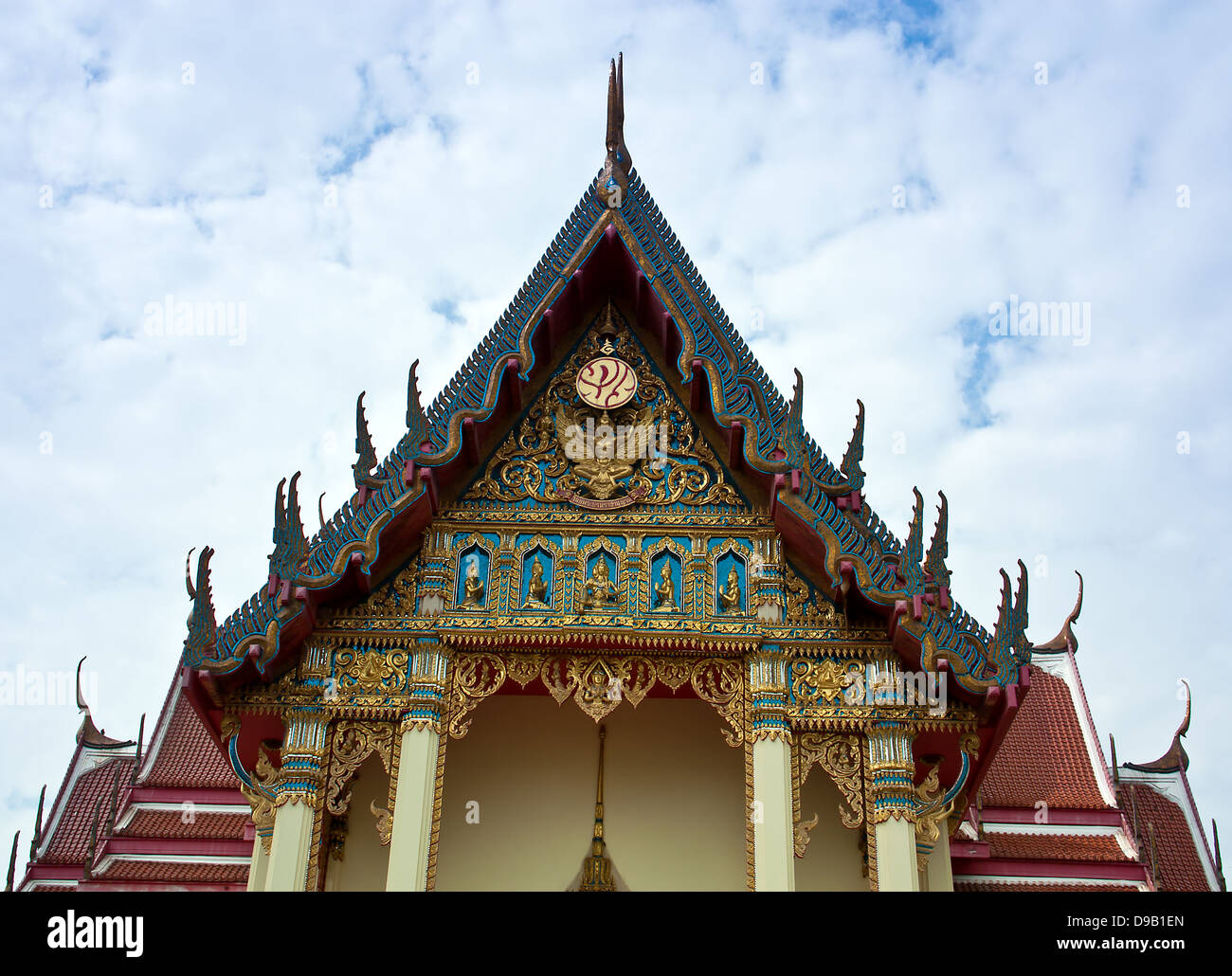 Architecture of the temple In Thailand Stock Photo - Alamy