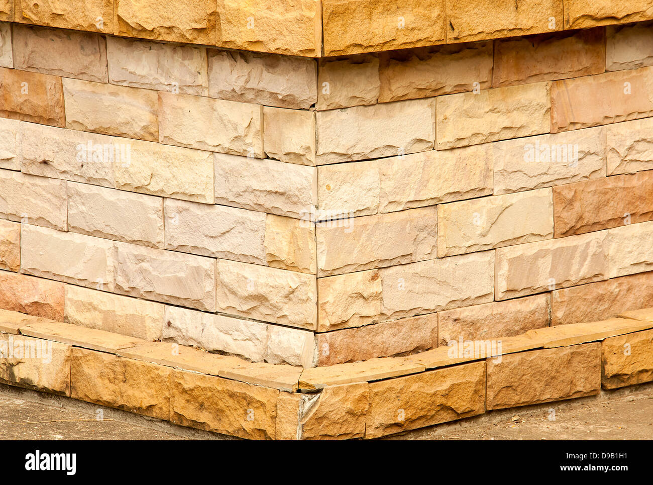 Brick wall of the building is rectangular Stock Photo - Alamy