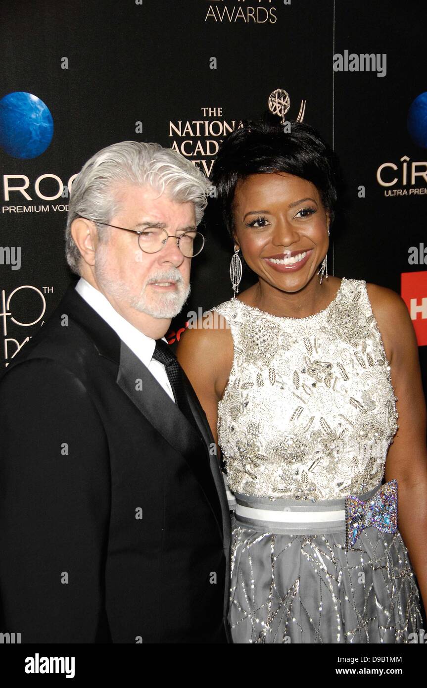 Hollywood, California, USA. 16th June, 2013. George Lucas and Mellody ...