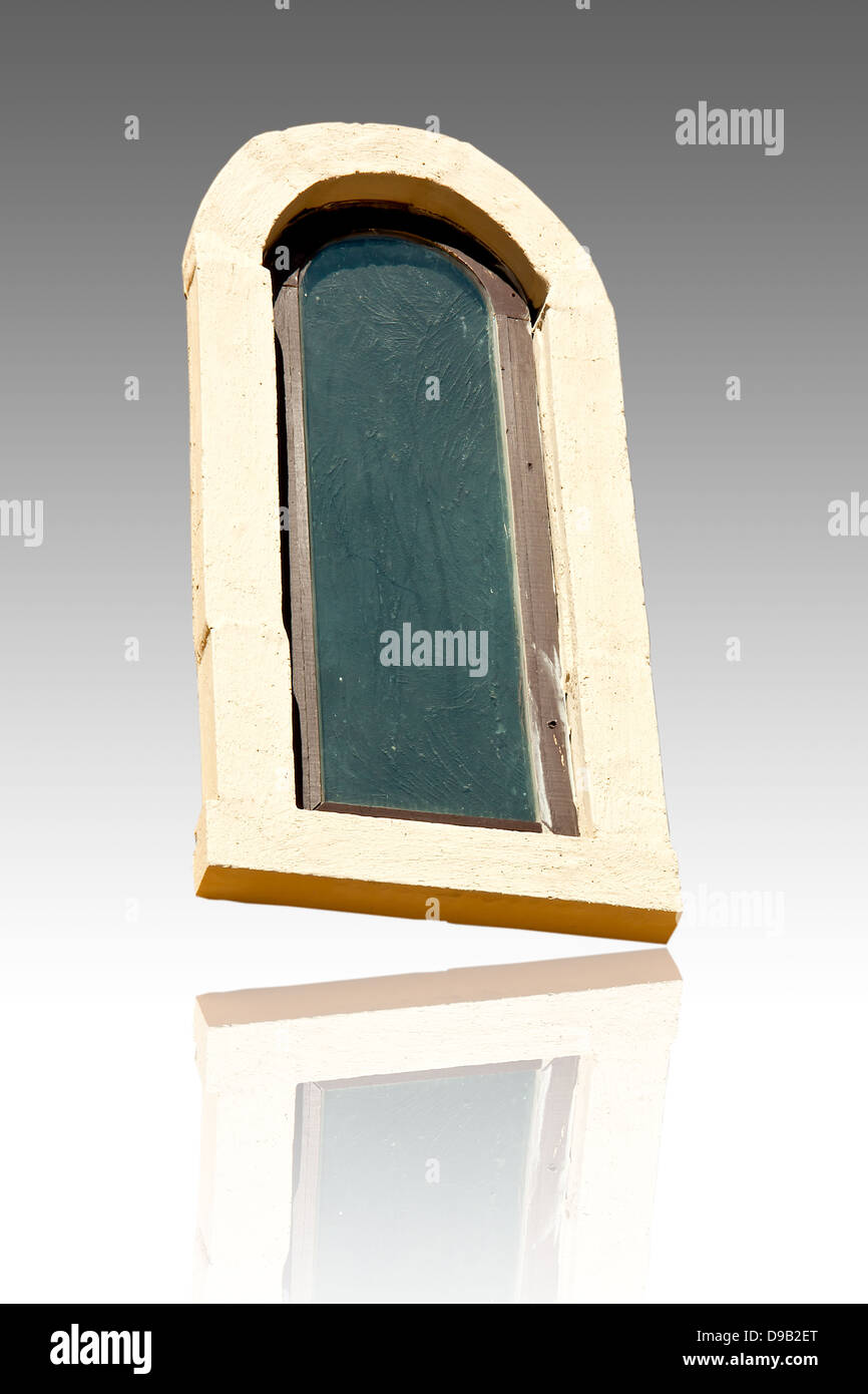 Vintage window isolated on white background Stock Photo - Alamy