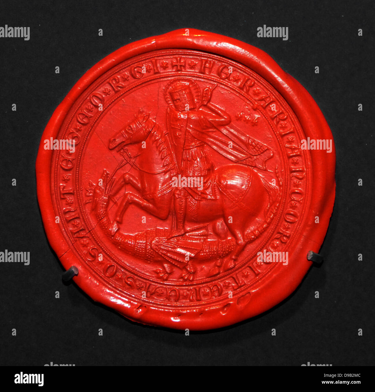 Seal matrix of the Guild of St George about 1350-1400. Italy, Ferrara ...