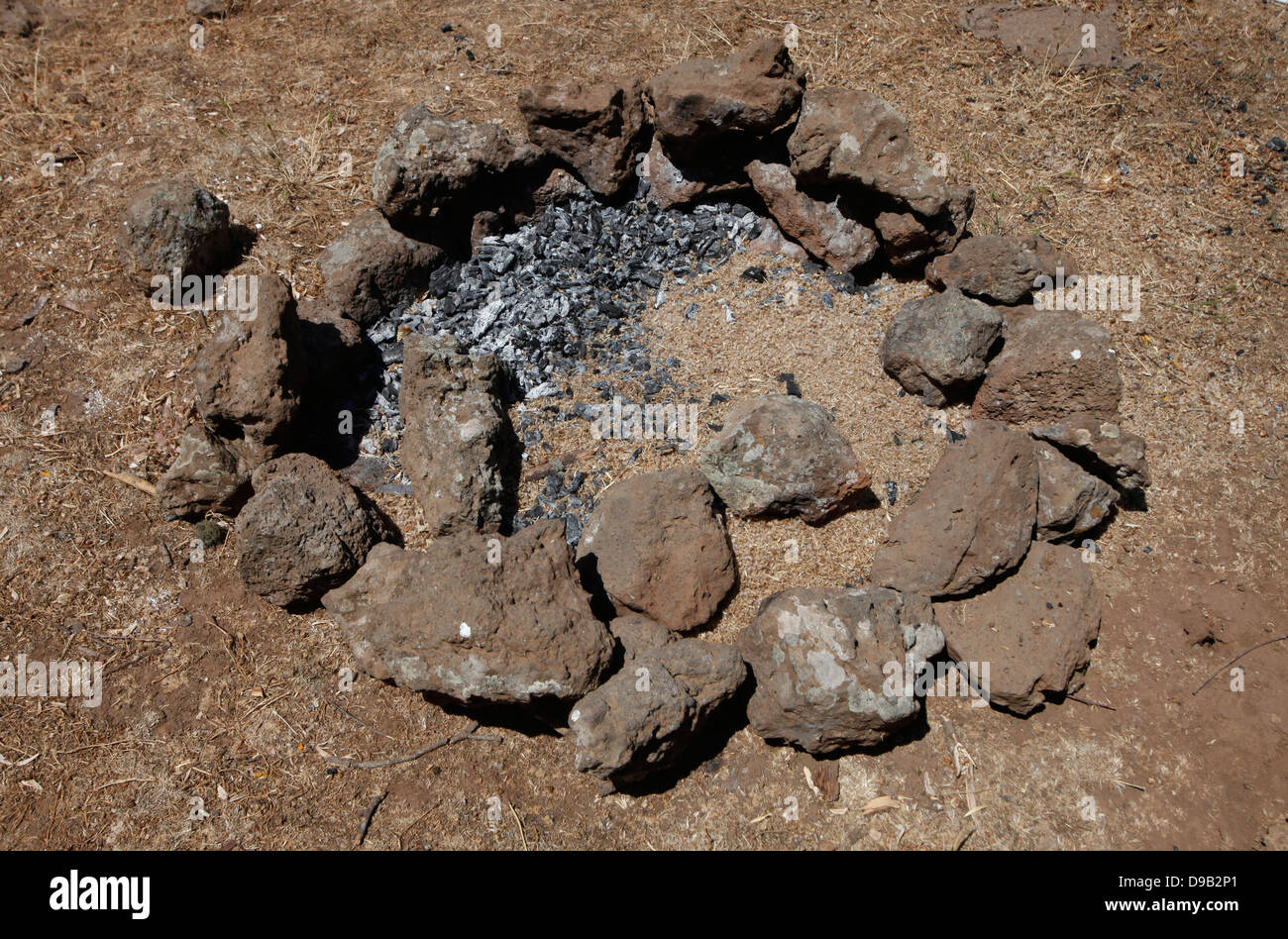 An extinguished bonfire Stock Photo - Alamy