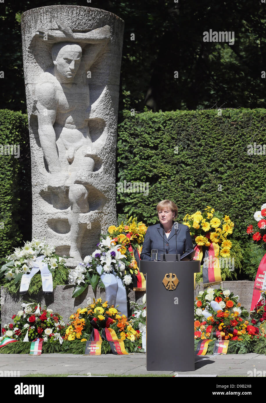 Berlin, Germany. 17th June, 2013. German Chancellor Angela Merkel ...