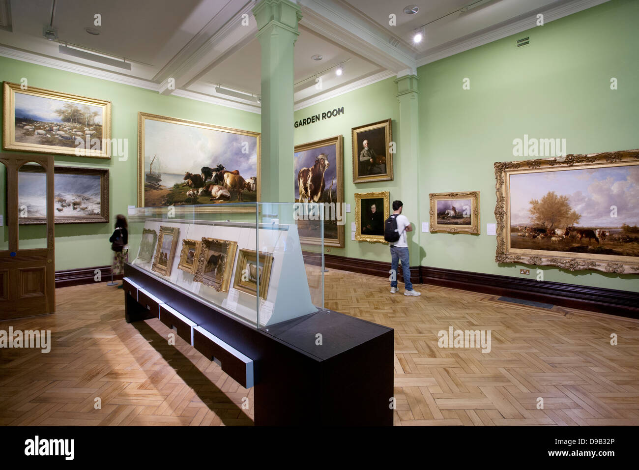 Gallery displaying paintings of cattle by Thomas Sydney Cooper, The ...