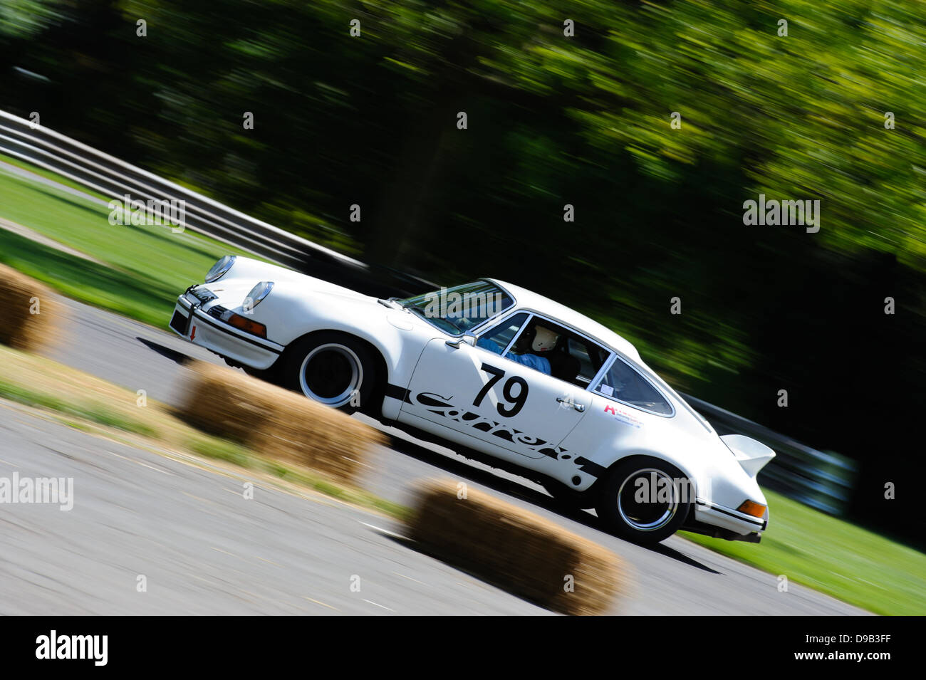 A car racing around Crystal Palace Park in London for the Motorsport at ...