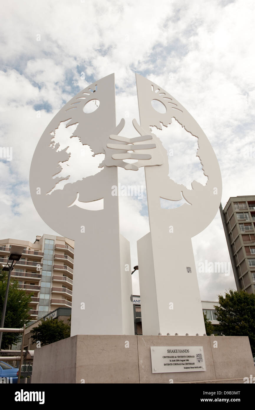 France England Friendship Boulogne-sur-Mer France Europe Stock Photo ...