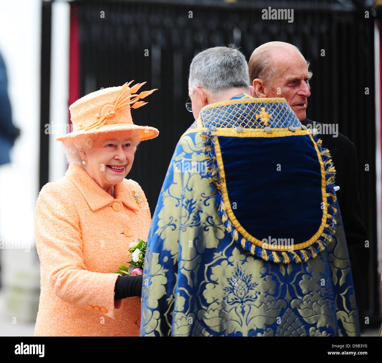 HRH Queen Elizabeth and The Duke of Edinburgh arrive at the ...