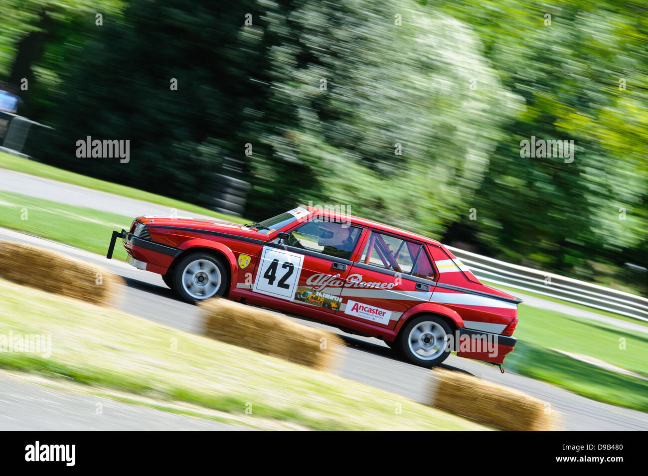 A car racing around Crystal Palace Park in London for the Motorsport at ...