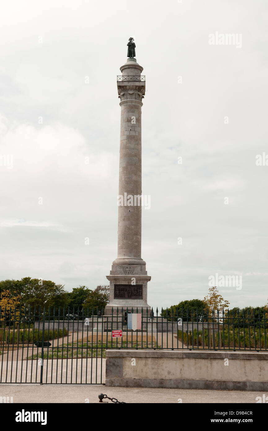 Napoleon Bonaparte Monument Boulogne-sur-Mer France Europe Stock Photo ...