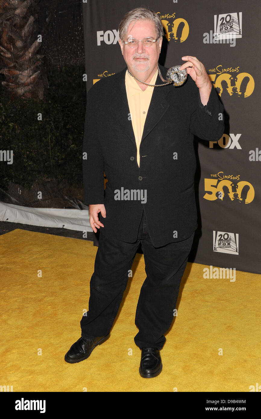 Matt groening creator of simpsons hi-res stock photography and images ...