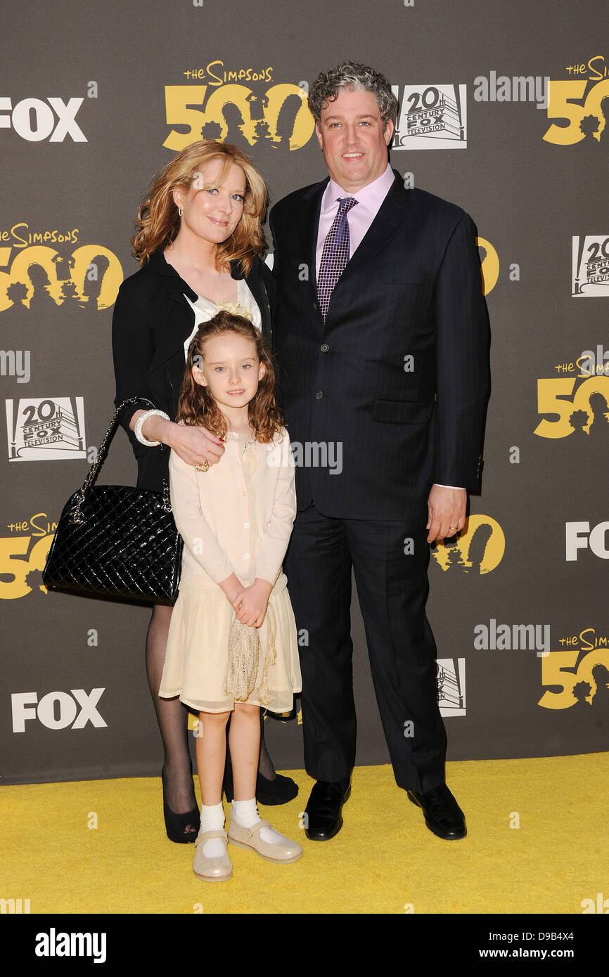 Al Jean "Executive Producer" and family, The Simpsons 500th Episode ...