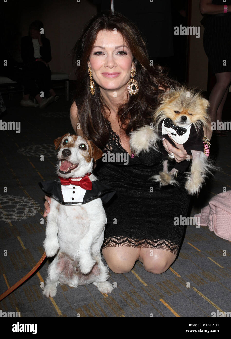 Lisa Vanderpump with Uggie and Giggy 1st Annual Golden Collar Awards ...