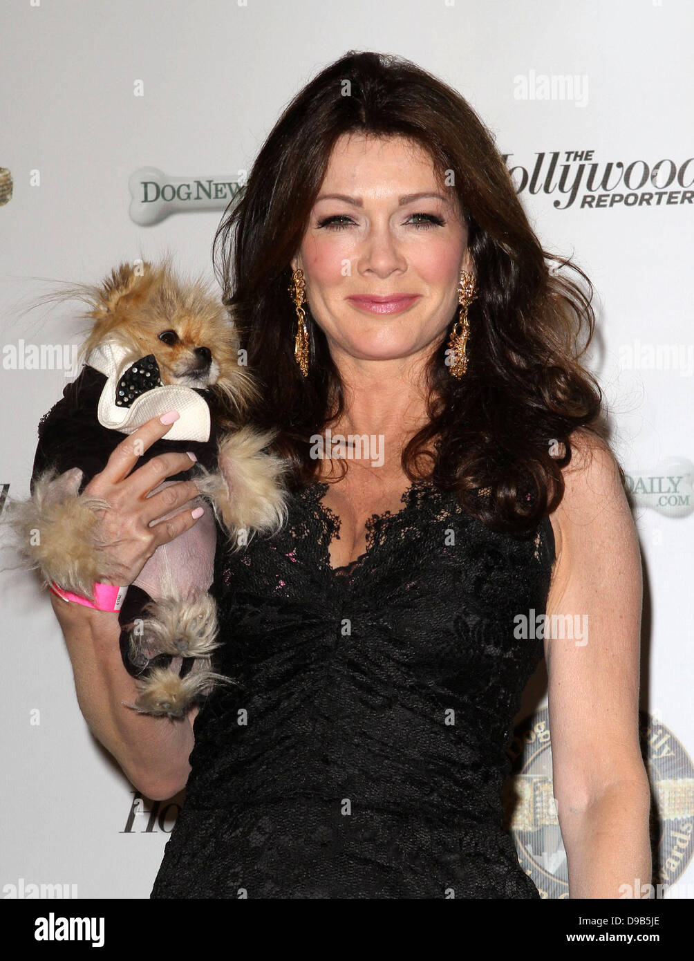 Lisa Vanderpump and her dog Giggy 1st Annual Golden Collar Awards ...