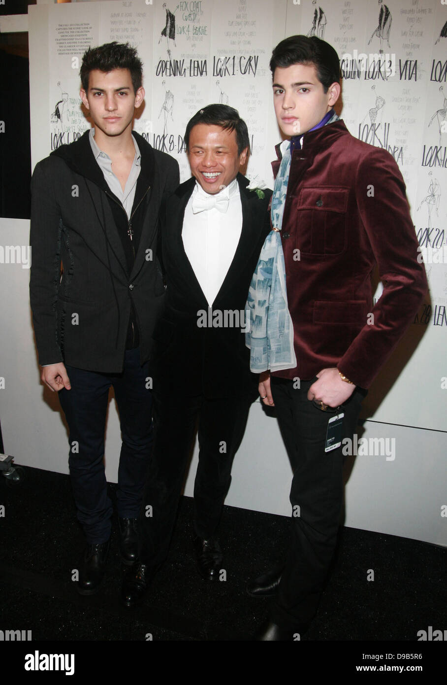 Nick Hissom, Zang Toi and Peter Brant II Mercedes-Benz Fashion Week ...