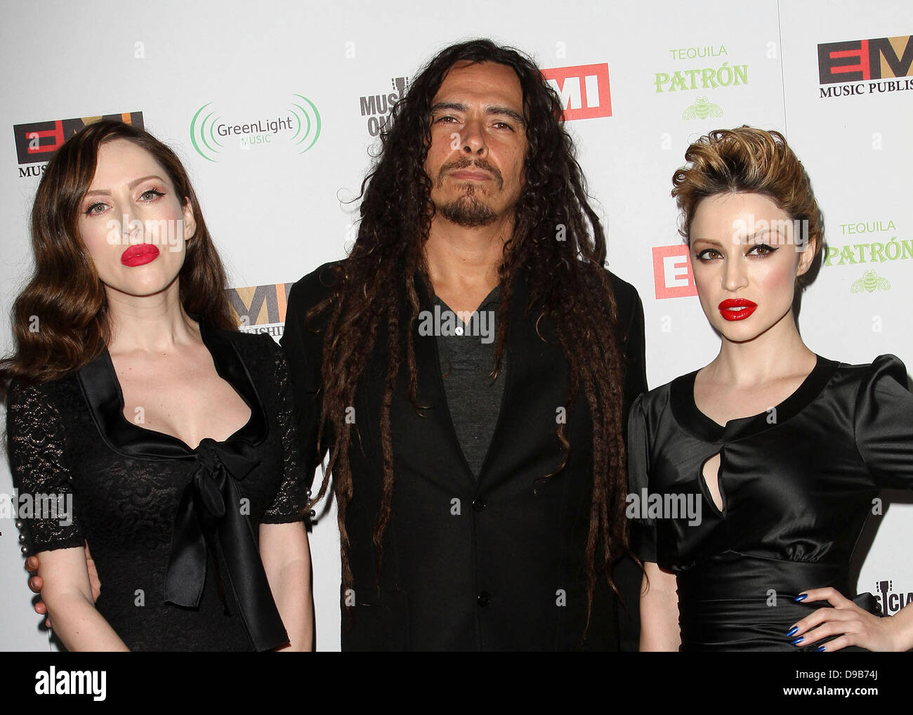 Evis Xheneti, Xhoana, James Mankey Shaffer EMI Music 2012 Grammy Awards ...