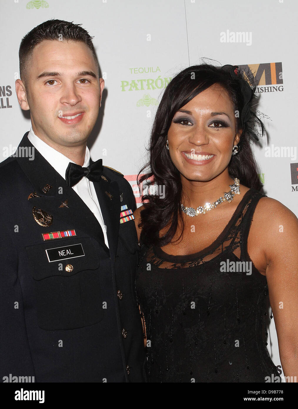 Melissa and Nate Neal EMI Music 2012 Grammy Awards Party held at ...