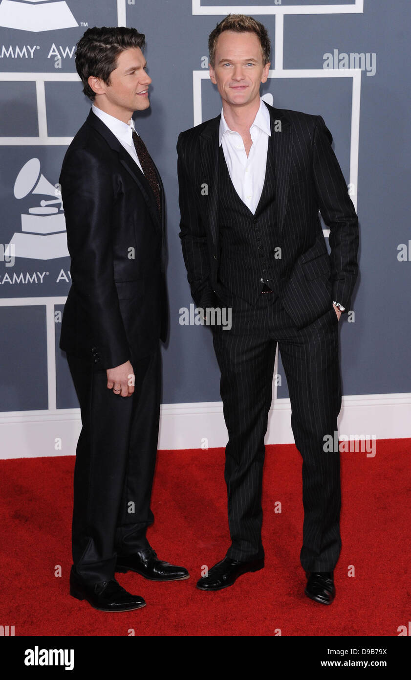 David Burtka and Neil Patrick Harris 54th Annual GRAMMY Awards - 2012 ...