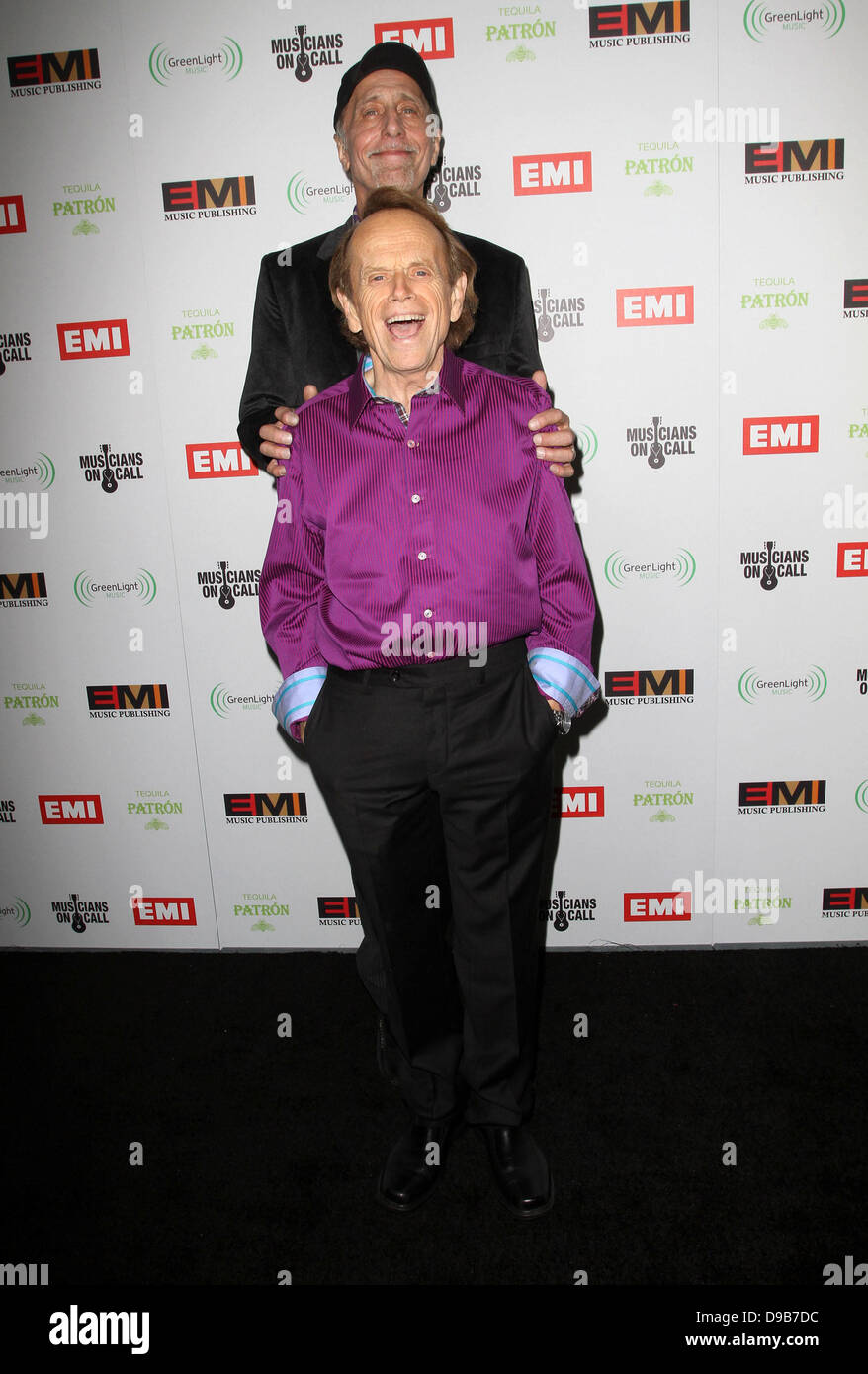 David Marks and Al Jardine of The Beach Boys EMI Music 2012 Grammy ...