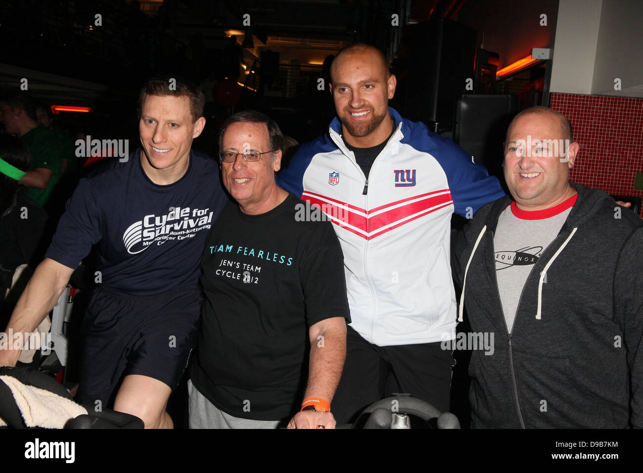 David Linn, Len Goodman, Mark Herzlich, Scott Rosen Ride for Rare ...
